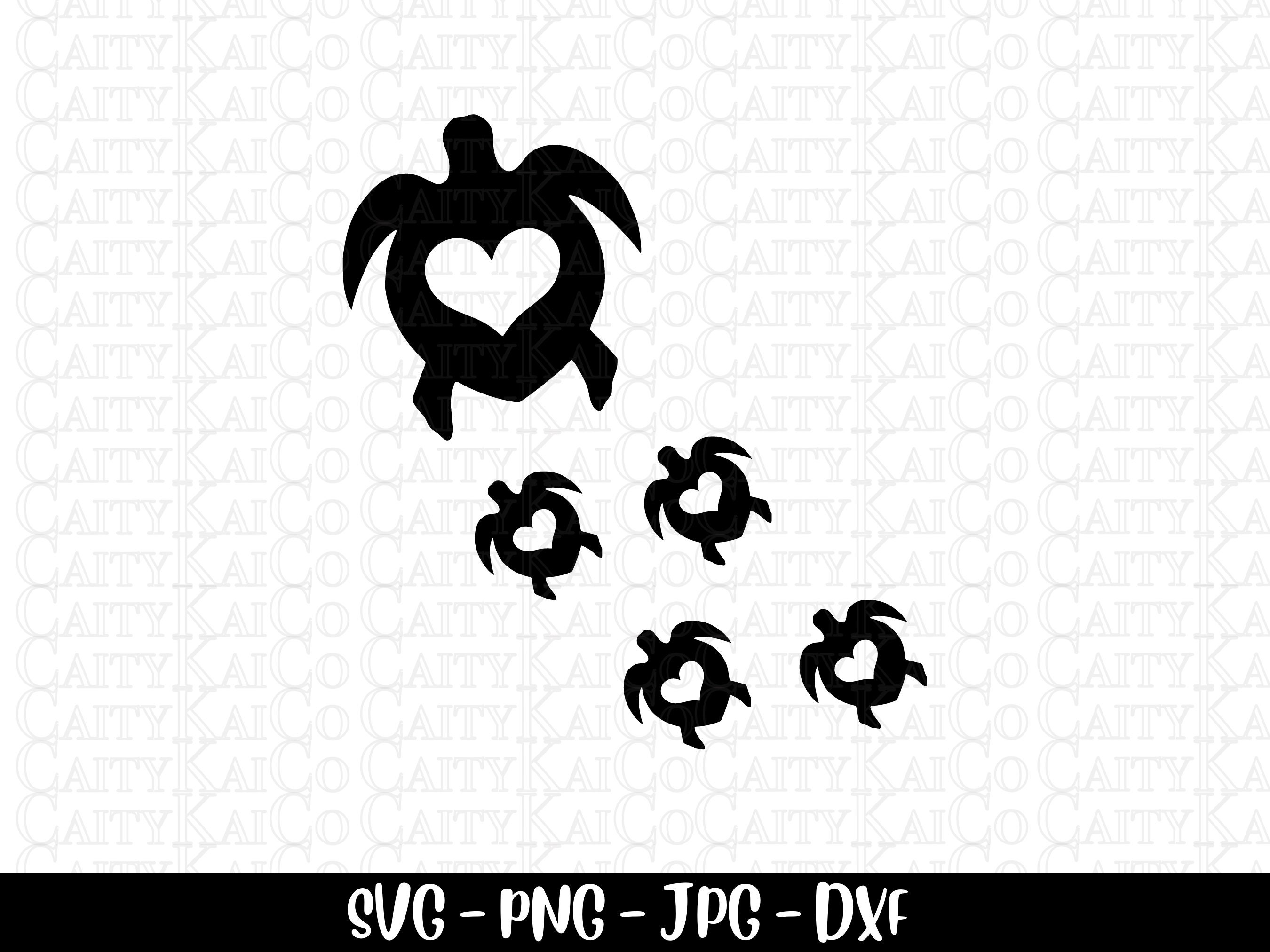 Mama and Baby Sea Turtle SVG, Summer Beach Svg, Swimming Turtles Svg ...