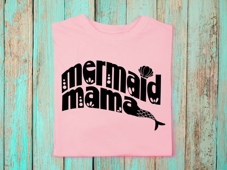 Mermaid Mama SVG, Summer Wavy Text Svg, Beach Svg Cut File, Dxf, Png ...