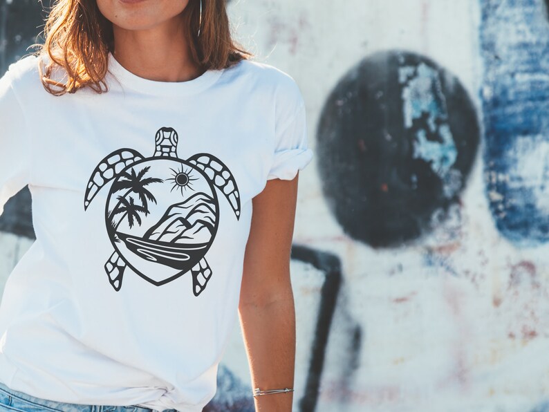 Sea Turtle SVG Bundle of 12 Tropical Island Beach Svg Dxf - Etsy