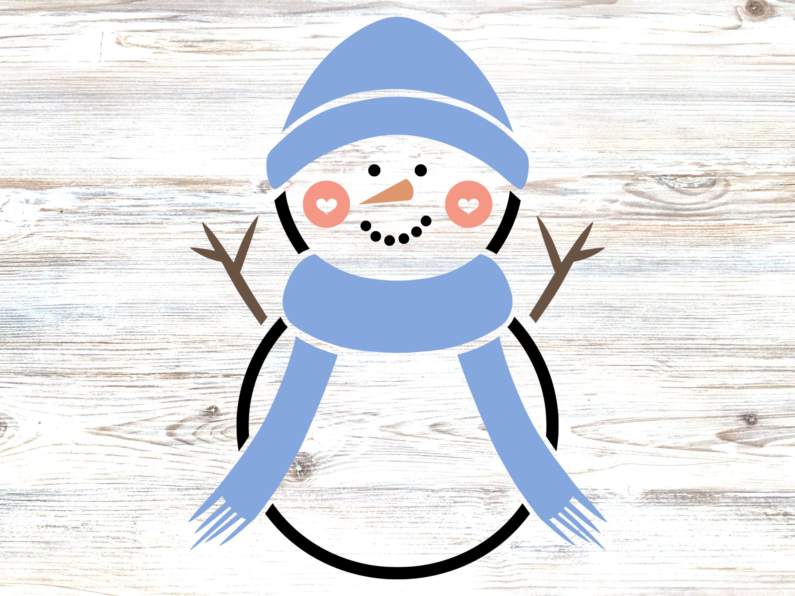 Snowman Svg Cute Snowman Svg Christmas Svg Winter Svg Cut - Etsy