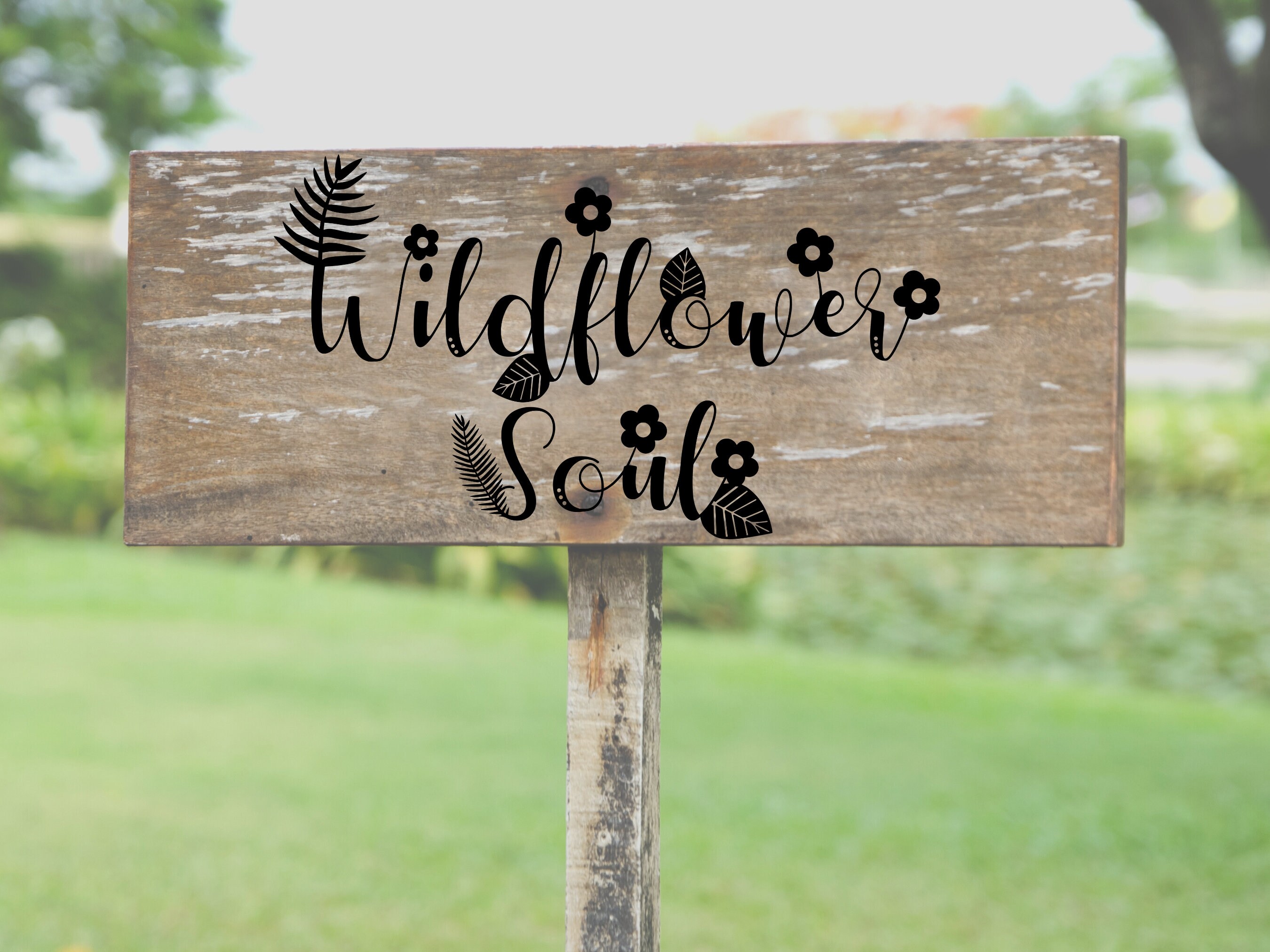 Wildflower Soul Svg, Flower Svg, Garden Svg, Cut File, Dxf, Png, Jpg ...