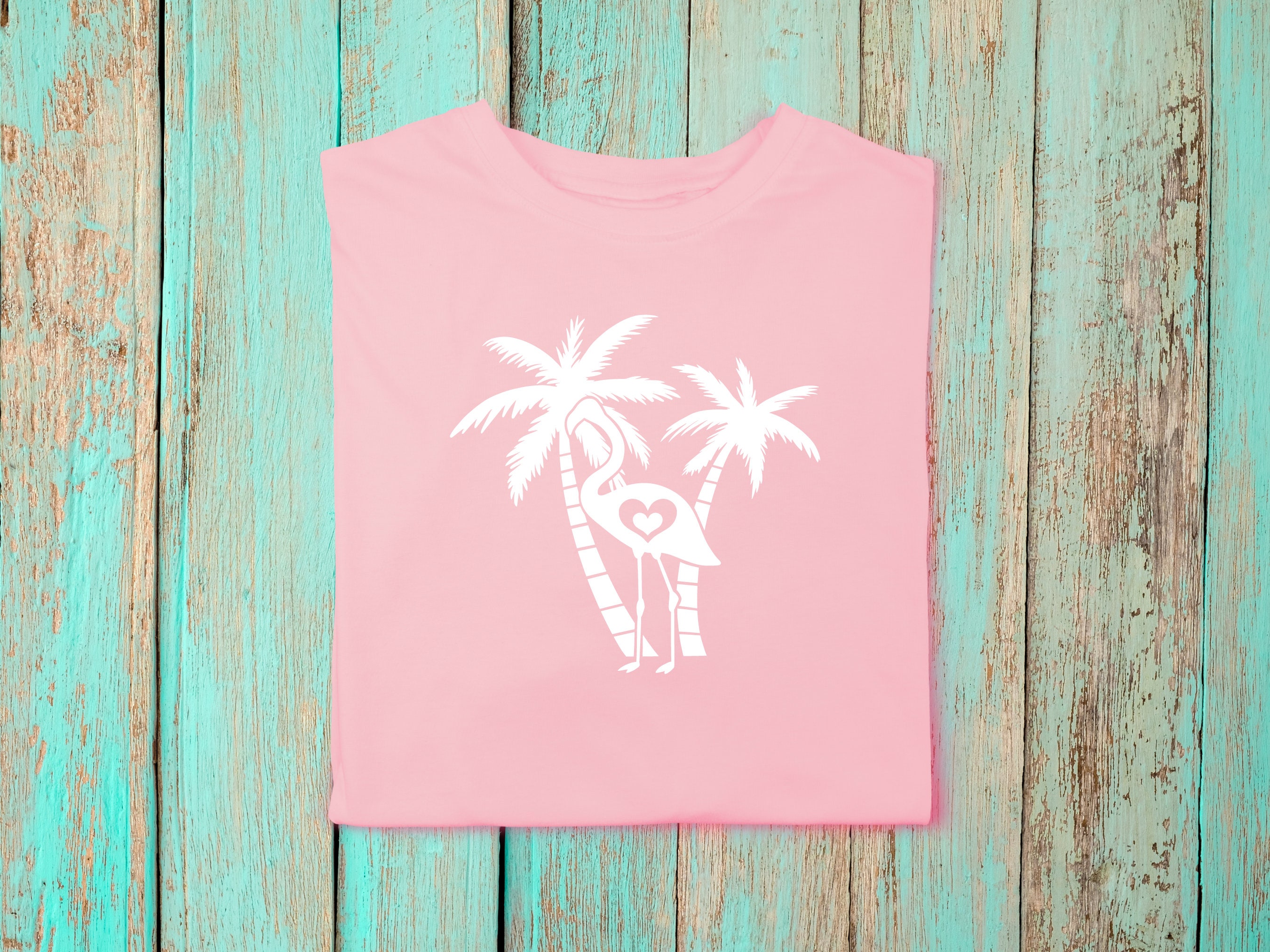 Flamingo Palm Tree Svg Flamingo Svg Beach Svg Summer Svg - Etsy