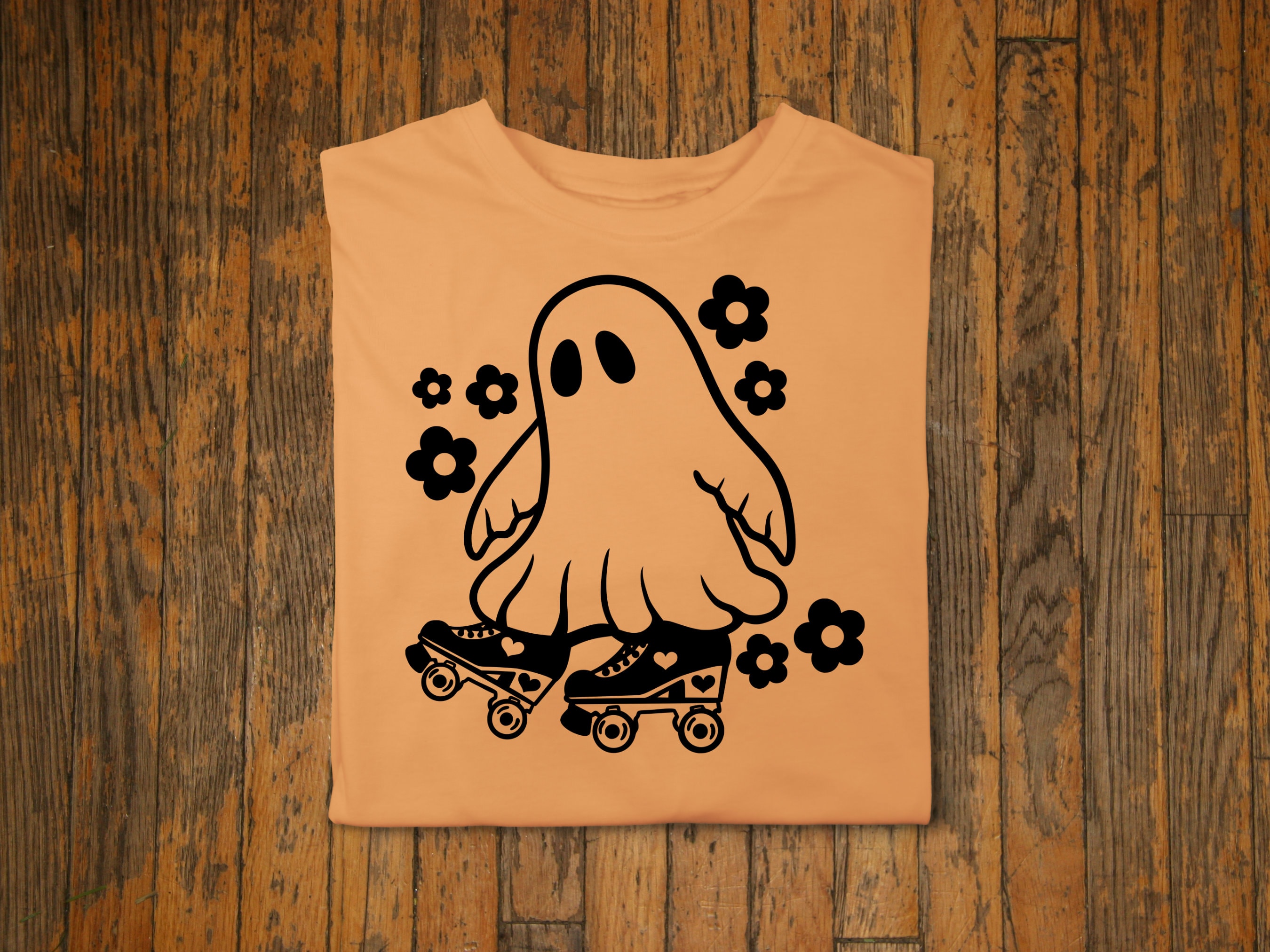 Roller Skating Ghost Svg, Retro Ghost Svg, Halloween Svg, Roller Derby ...