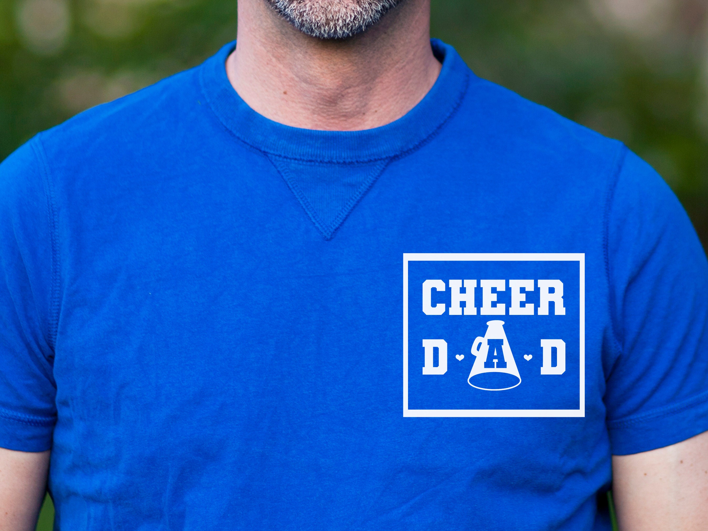 Cheer Dad SVG Cheer Megaphone Svg Cheer Dad Shirt Design - Etsy