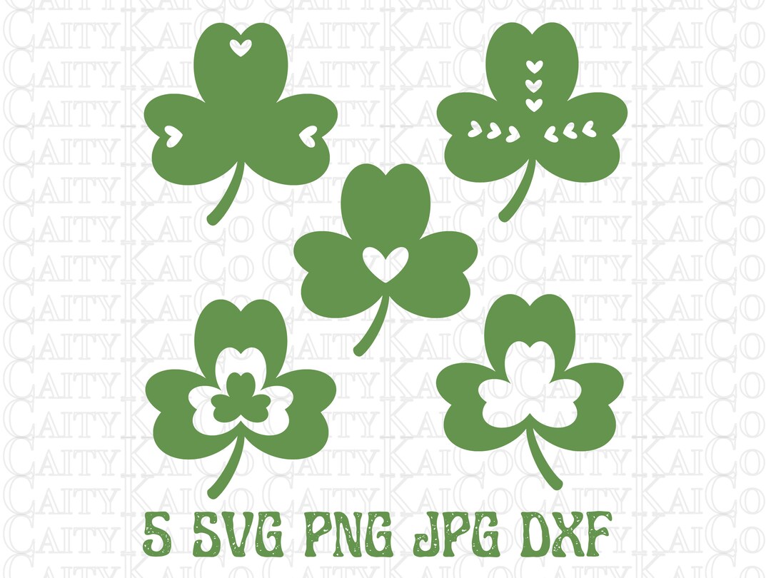 Shamrock Svg Bundle, St. Patrick’s Day Svg Bundle, Clover Svg, Shamrock ...