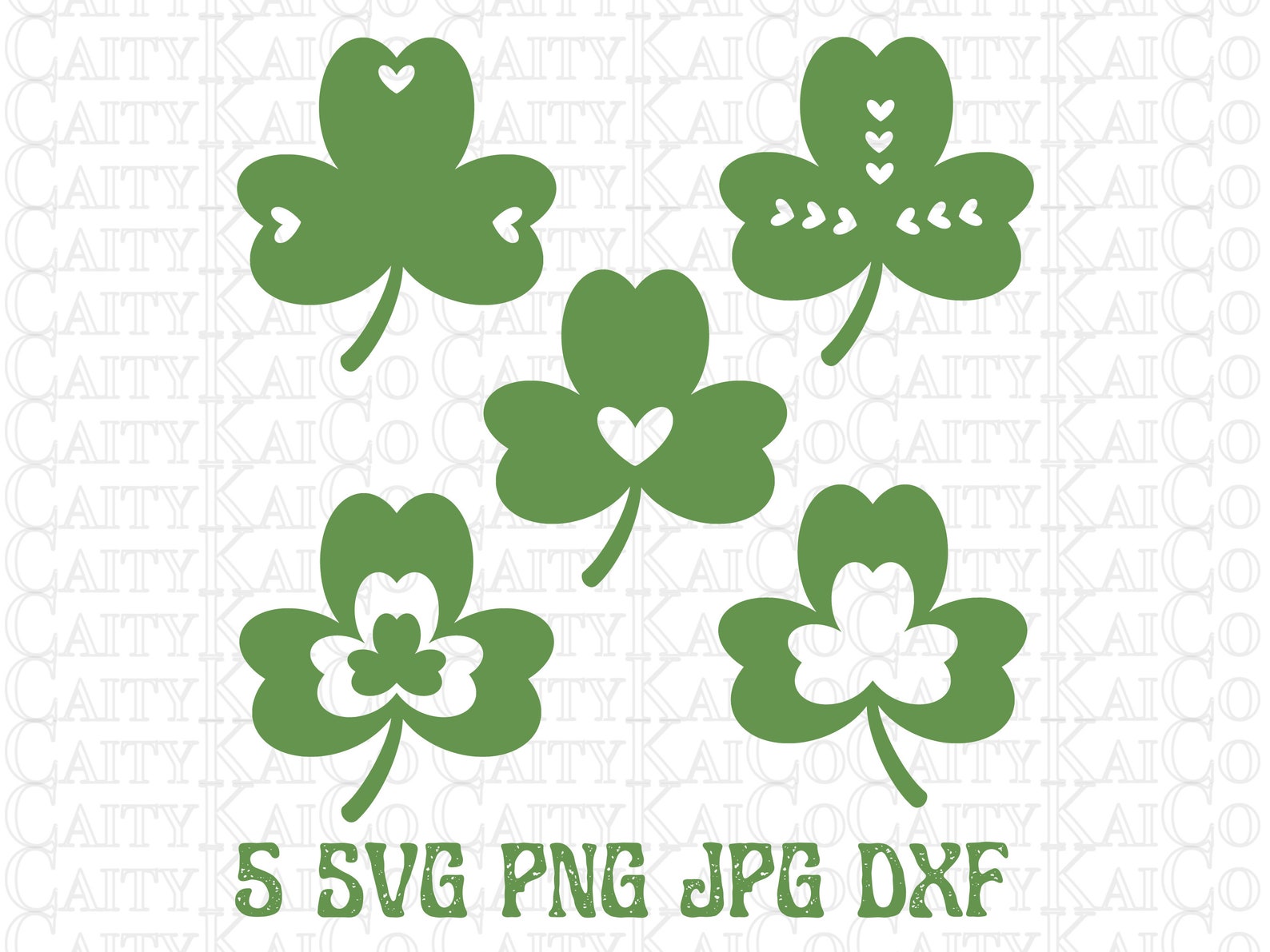 Shamrock Svg Bundle, St. Patrick’s Day Svg Bundle, Clover Svg, Shamrock ...