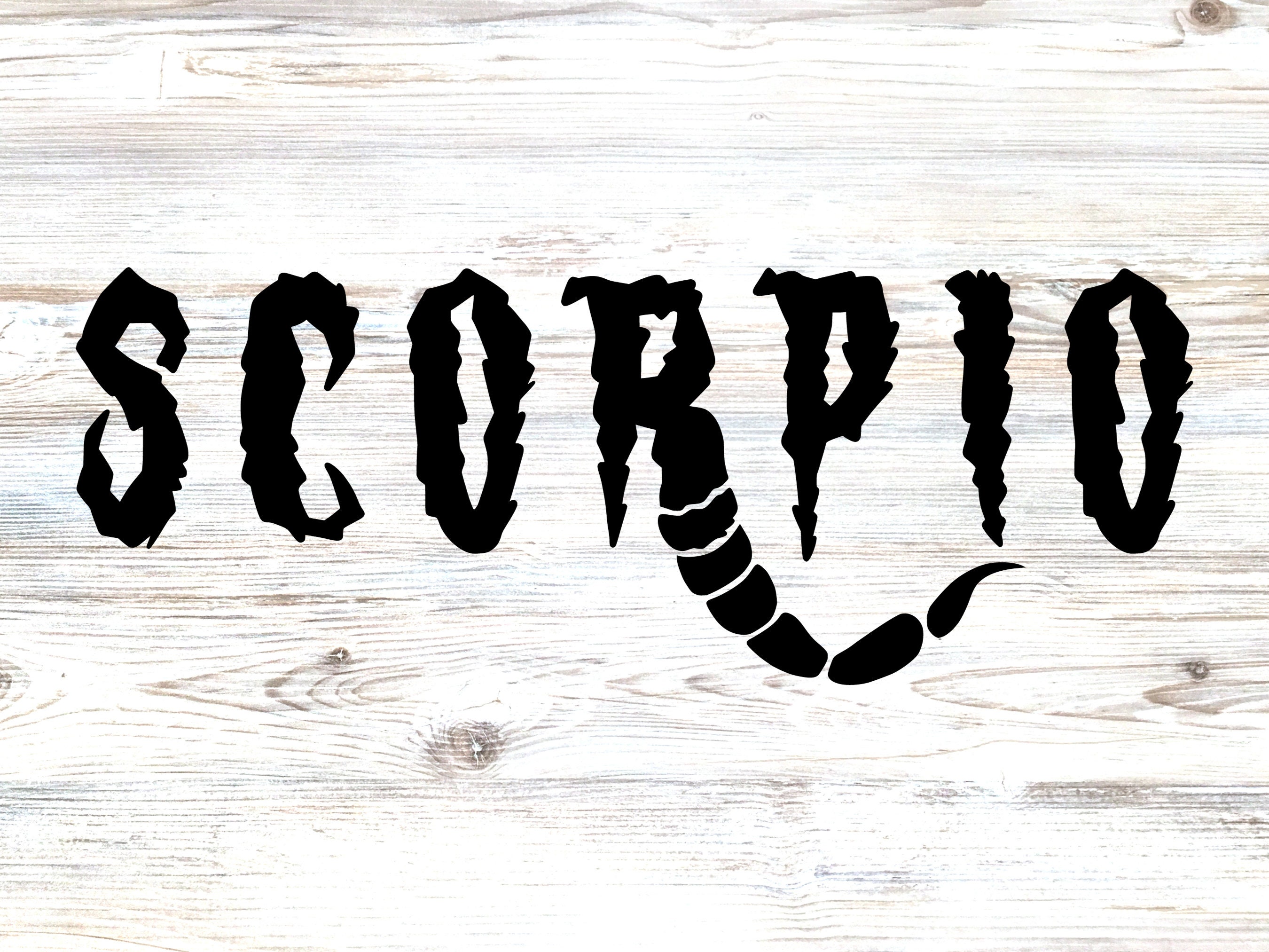 Scorpio Svg Bundle of 4, Scorpio Zodiac Svg, Astrology Svg, November ...