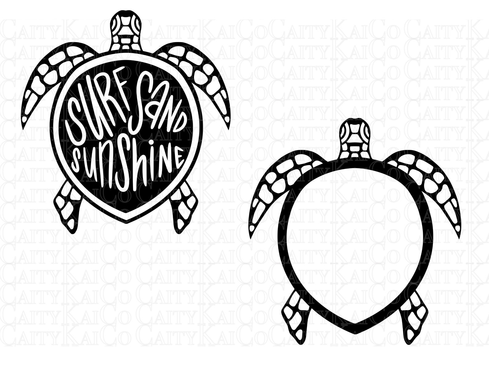 Sea Turtle SVG Bundle of 12, Tropical Island Beach Svg, Dxf, Png, Shirt ...