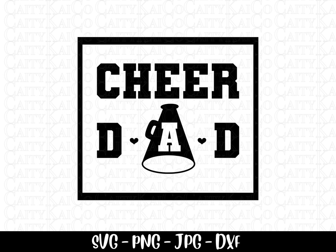 Cheer Dad SVG, Cheer Megaphone Svg, Cheer Dad Shirt Design, Cheer Svg ...