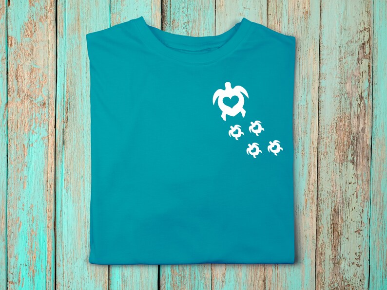 Mama and Baby Sea Turtle SVG, Summer Beach Svg, Swimming Turtles Svg ...