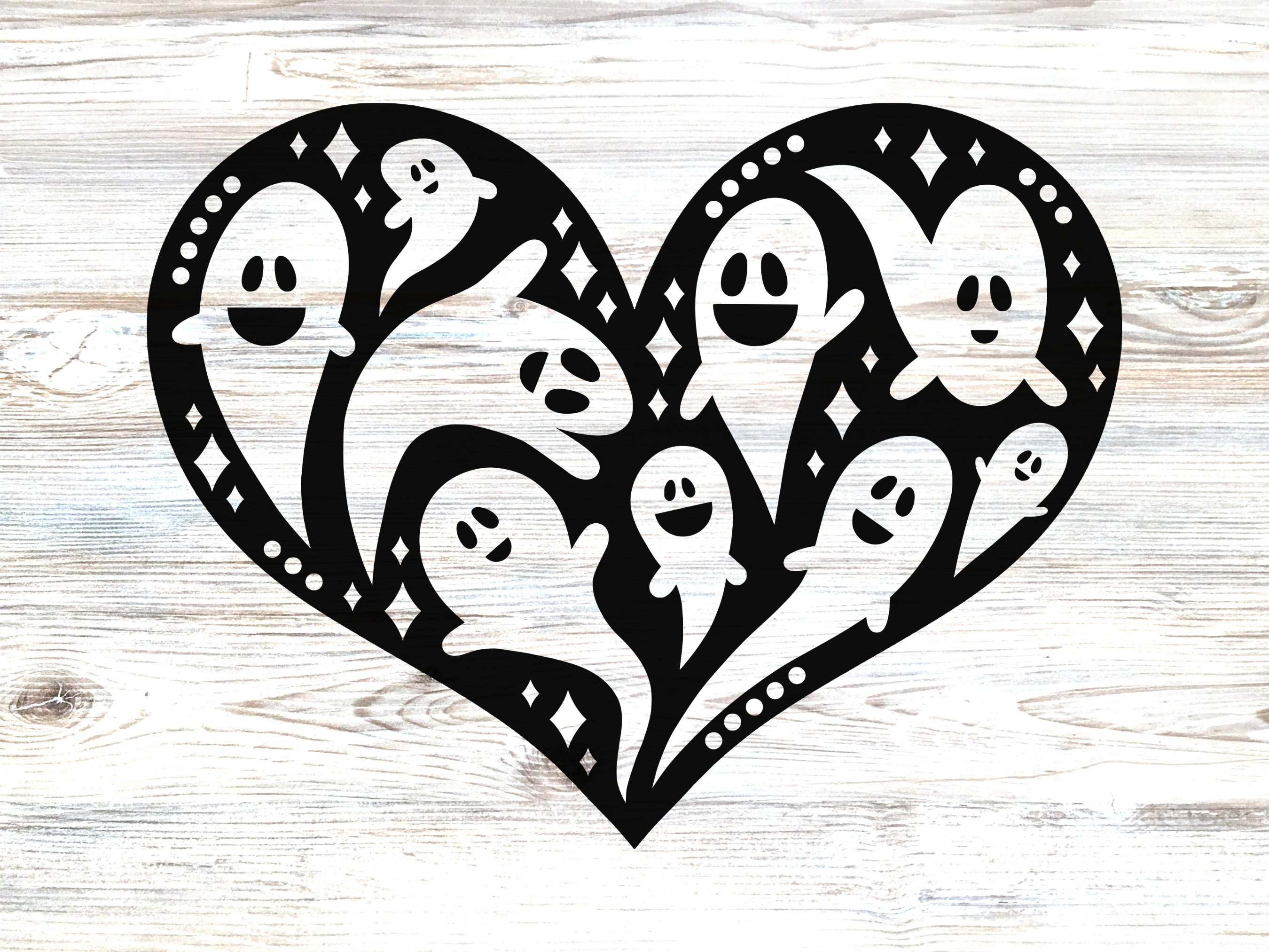 Halloween Happy Ghost Svg Cute Ghost Svg Spooky Season Svg - Etsy