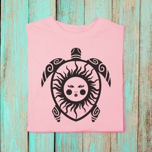 Sun Sea Turtle Svg, Beach Svg, Sea Turtle Cut File, Island Svg, Png ...