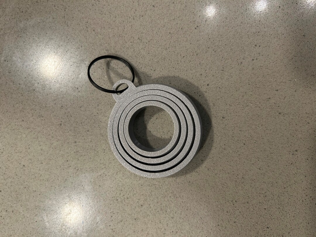 Gyroscope Fidget Toy Keychain - Etsy