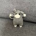 Handmade Crochet Cow Key Ring - Etsy