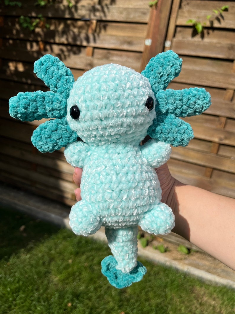 Crochet Axolotl Plush Toy - Etsy