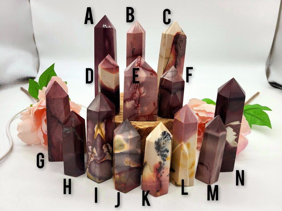 Purple Mookaite Towers You Pick Natural Mookaite Jasper - Etsy