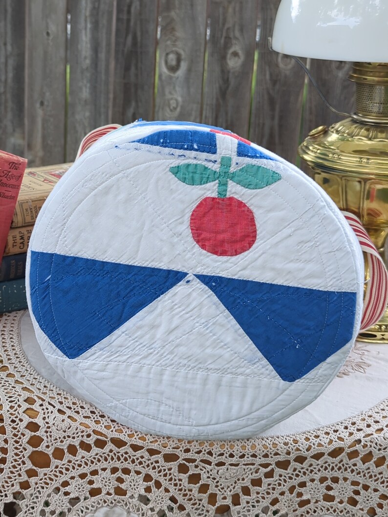 Large Vintage Quilt Bucket - Etsy