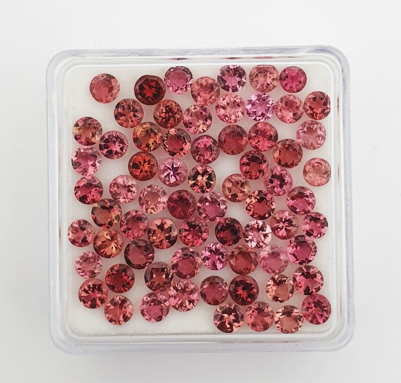 Pink Tourmaline 14K Gold Nose Stud , 14K Solid Gold in Twisted Crooked ...
