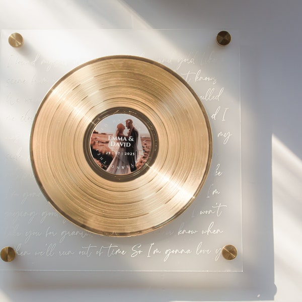 Gold Anniversary Wall Plaque - Etsy
