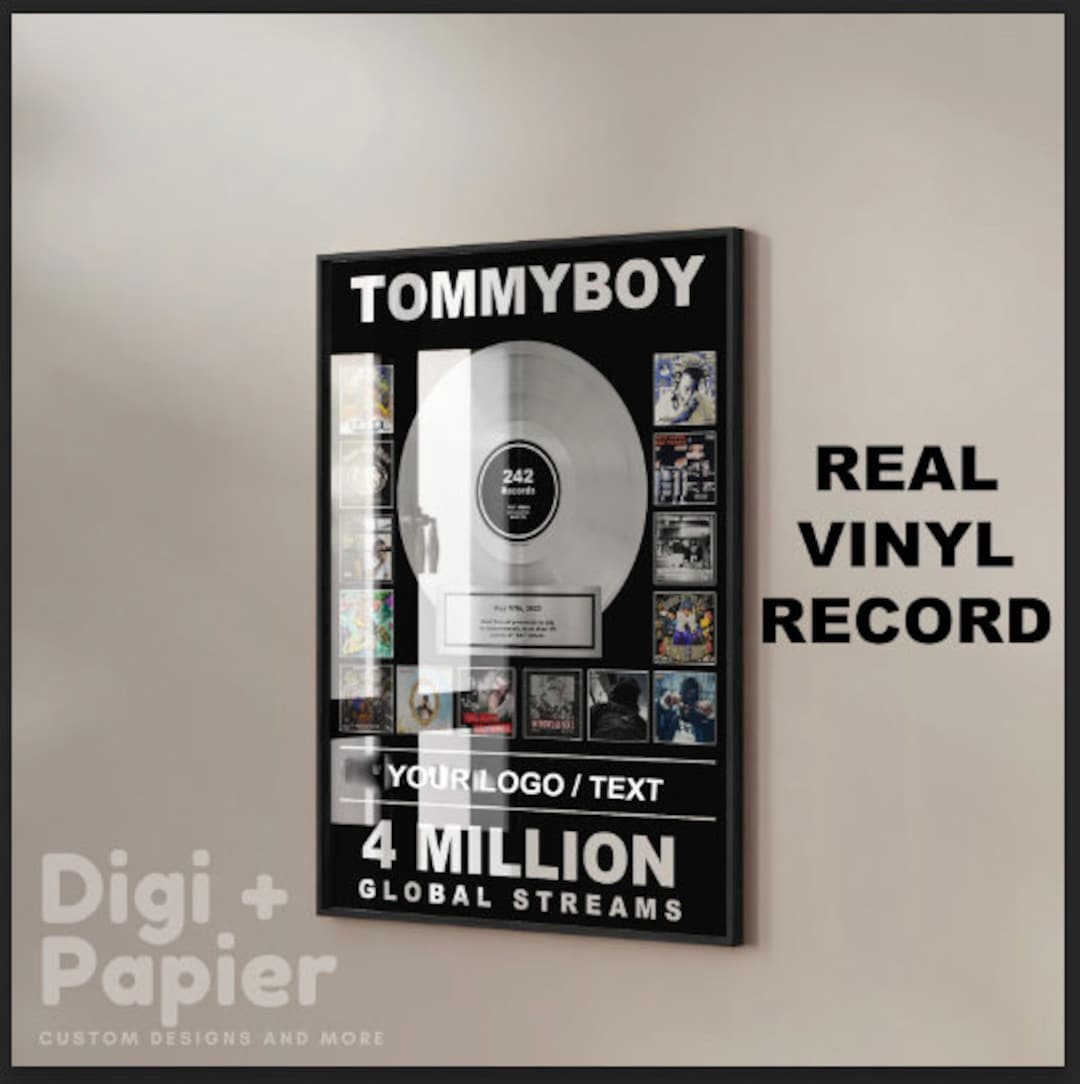 Father's Day Gifts Custom Gold Vinyl Record Frame - Etsy UK