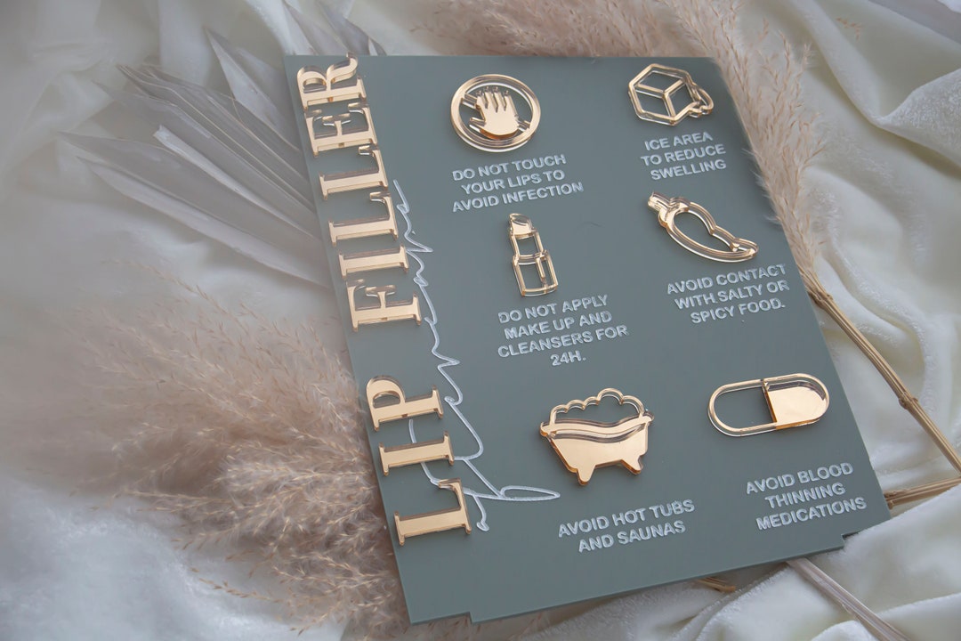 Aesthetic Beauty Aftercare Sign Filler Injection Injectables - Etsy