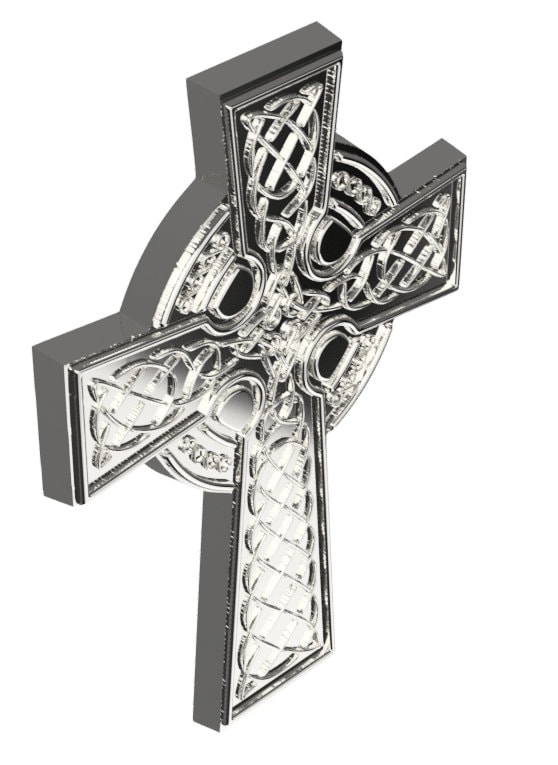 LARGE CELTIC CROSS Graphite Mold Jesus Christ Crucifix Ingot Mold for ...