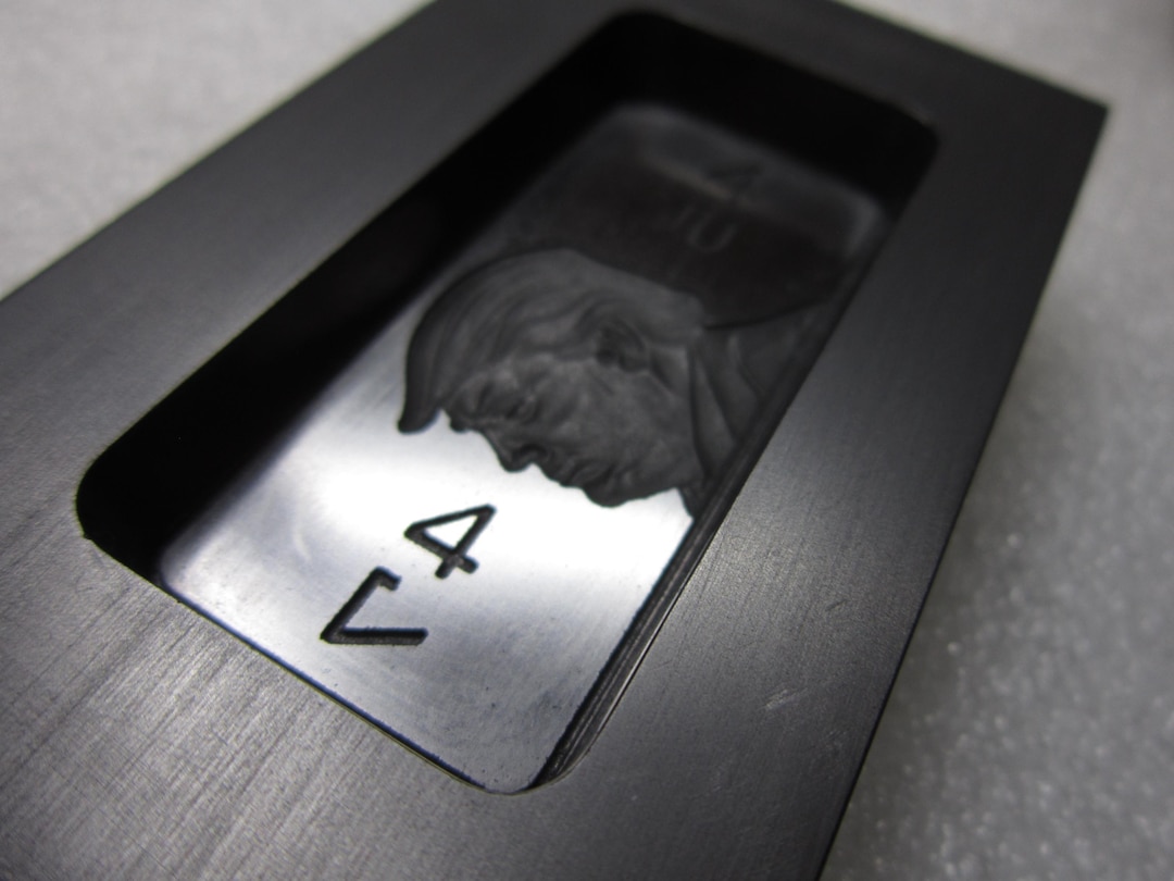 DONALD TRUMP GRAPHITE Mold Maga 5 Oz Ingot Bar Coin Mold for Silver ...