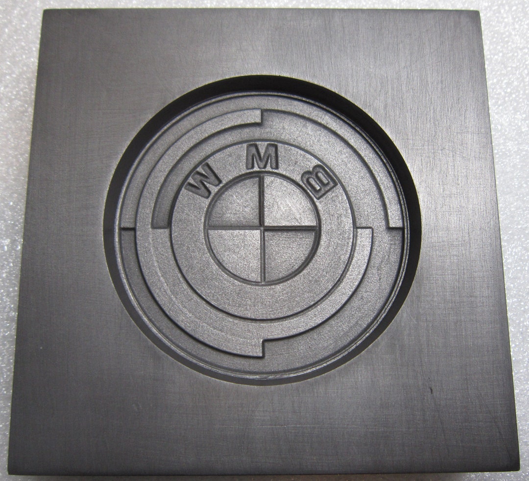 BMW Graphite Mold Ingot Coin Mold Bullion for Silver Gold Copper Glass ...