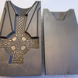LARGE CELTIC CROSS Graphite Mold Jesus Christ Crucifix Ingot Mold for ...