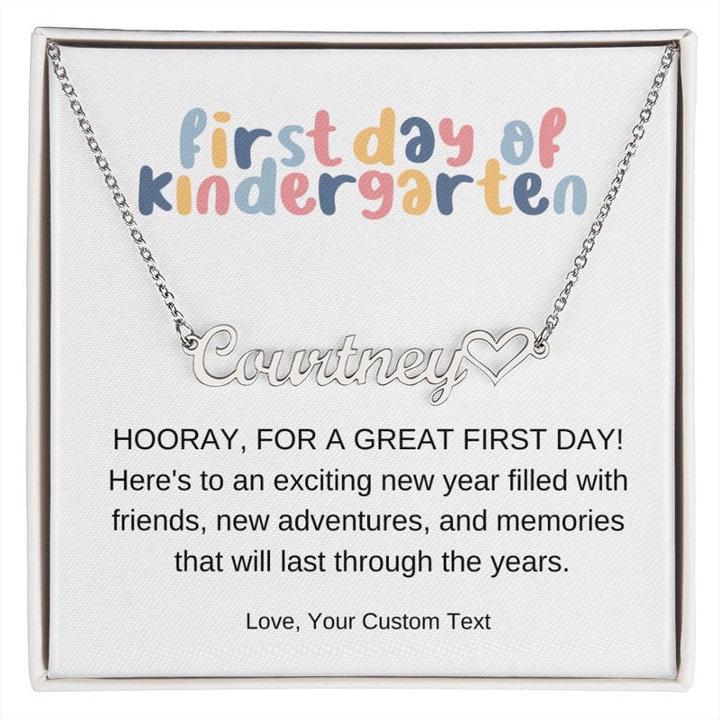 Back to School Necklace - Etsy