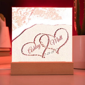 Personalized Names in Sand, Coastal Decor, Custom Beach Art, Beach ...