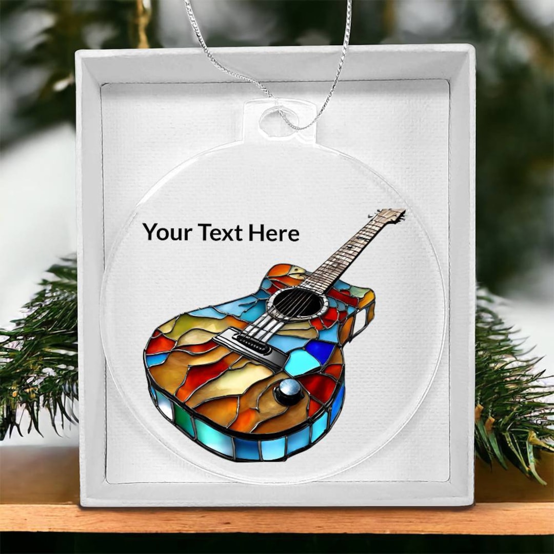 Guitarist 2023 Ornament, Guitar Player Christmas Gift, Gift for a ...