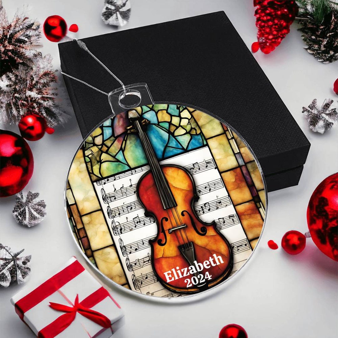 Violin Ornament, Violinist Gift, Musical Gift, Music Teacher Gift ...