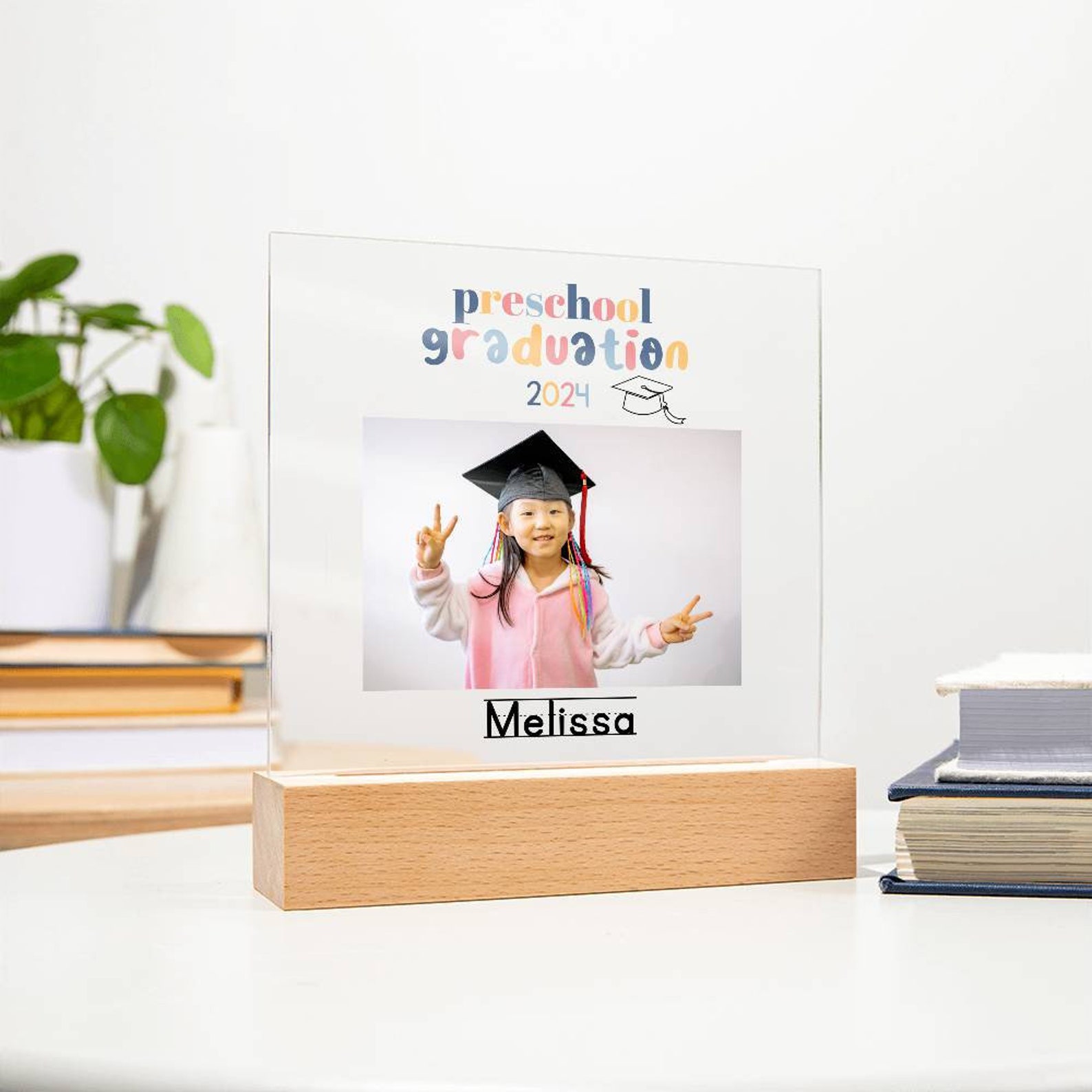 Preschool Graduation, LED Acrylic Plaque, Pre-k Grad, Last Day of ...