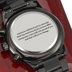 Son Watch, Engraved Mens Watch, Gift for Birthday, Graduation Gift, Son ...
