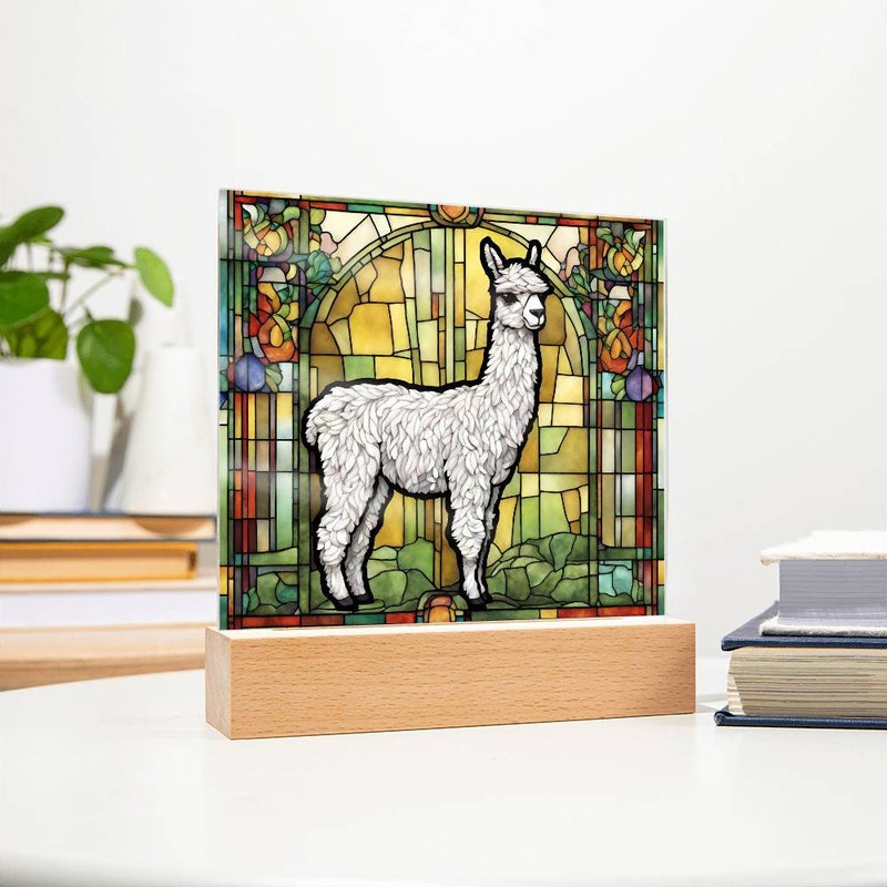 Alpaca Stained Glass - Etsy