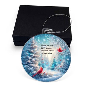 In Loving Memory Memorial Ornament, Cardinal Memorial Christmas ...
