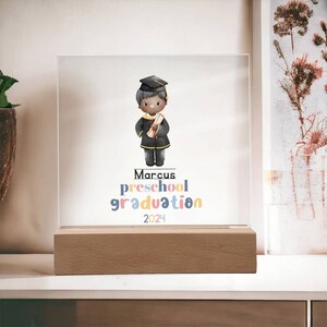Preschool Graduation LED Plaque Gift, Custom Graduation Gift, Preschool ...