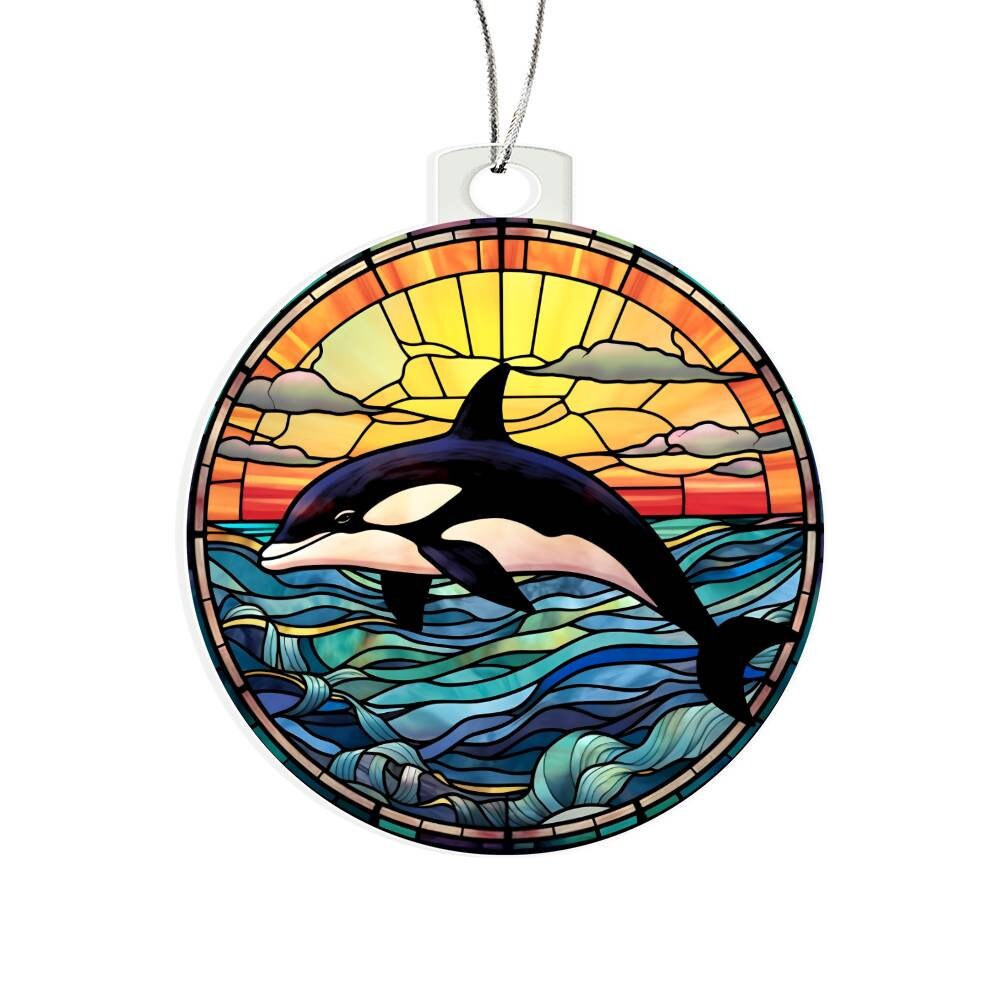 Orca Ornament, Whale Ornaments, Christmas Decoration, Holiday Gift Idea ...