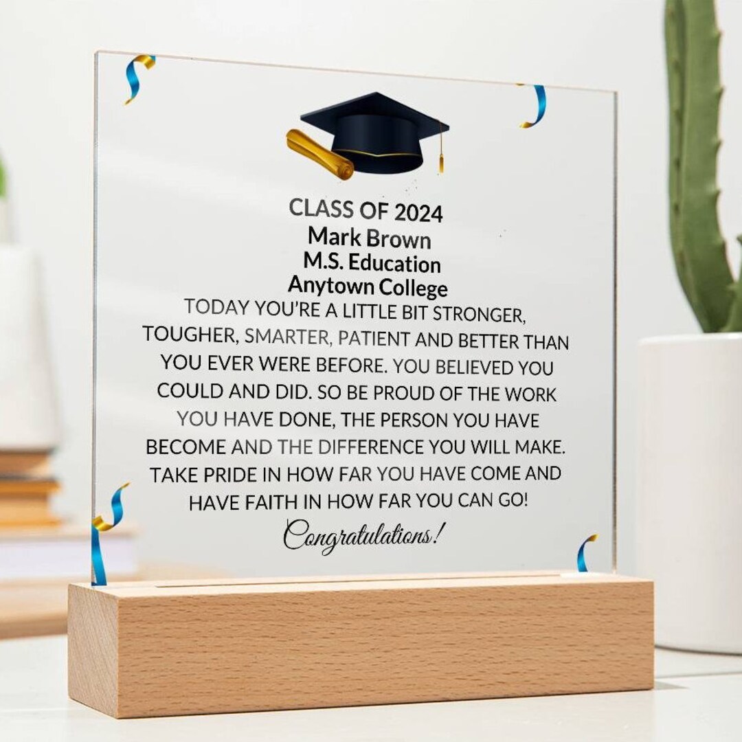 Masters Graduation, Master's Degree, College Graduation Gift, Mba ...