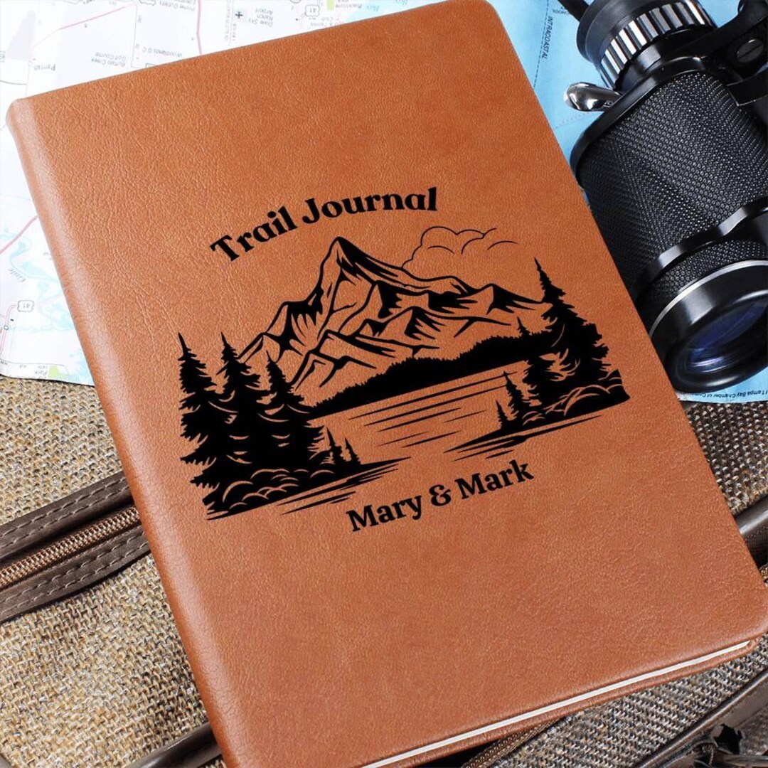 Personalized Hiking Trail Journal, Hiking Bucket List, Backpacking ...