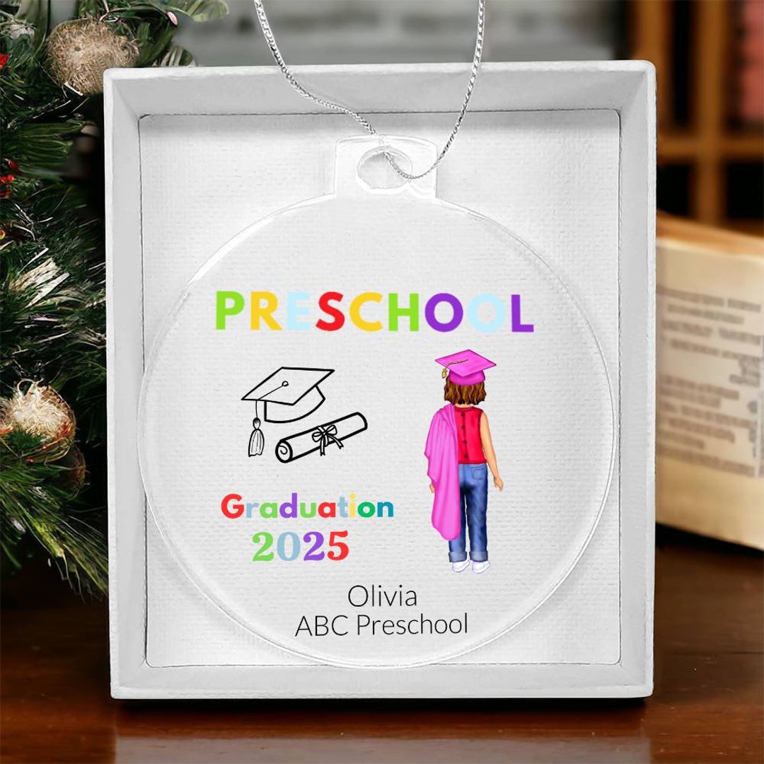 Preschool Graduation Gift, Prek Graduation Ornament, Preschool ...