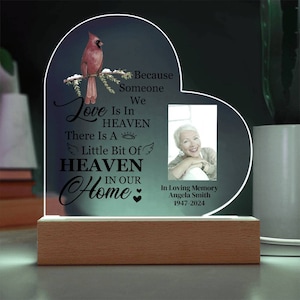 Personalized Memorial Gifts, Clear Acrylic Desktop Display, Loss of ...