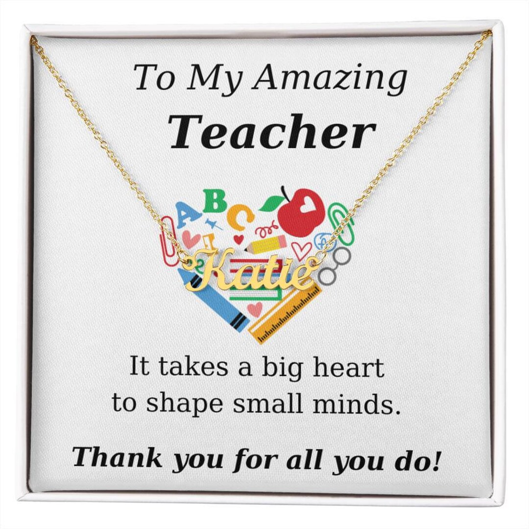 Personalized Gift for Teacher, Teacher Gift, Teacher Appreciation Gift ...