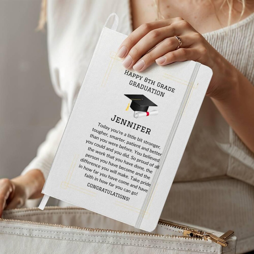 8th Grade Graduation Journal Keepsake, Graduation Gift Girl, Class of ...