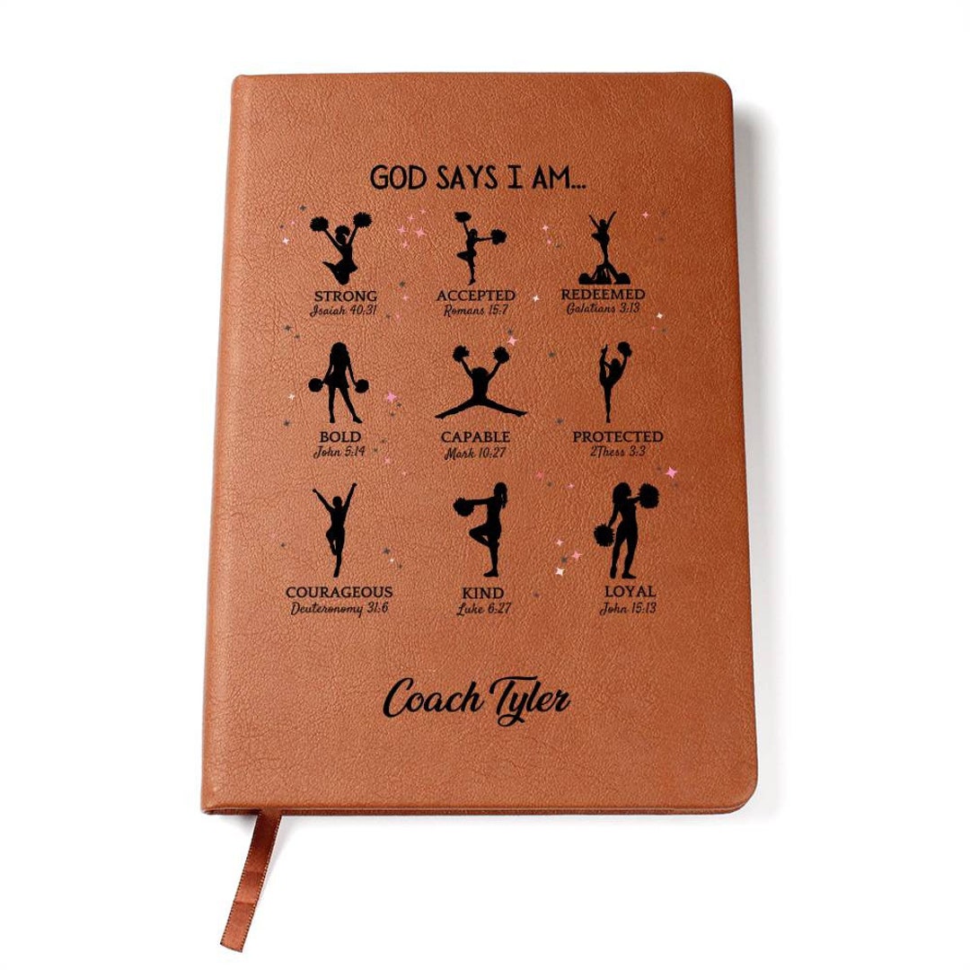 Cheerleader Coach Gifts, Personalized Cheerleading Gifts, Cheer Journal ...