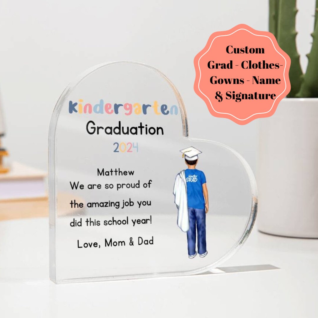 Kindergarten Graduation Gift, Last Day of Kindergarten. Kindergarten ...
