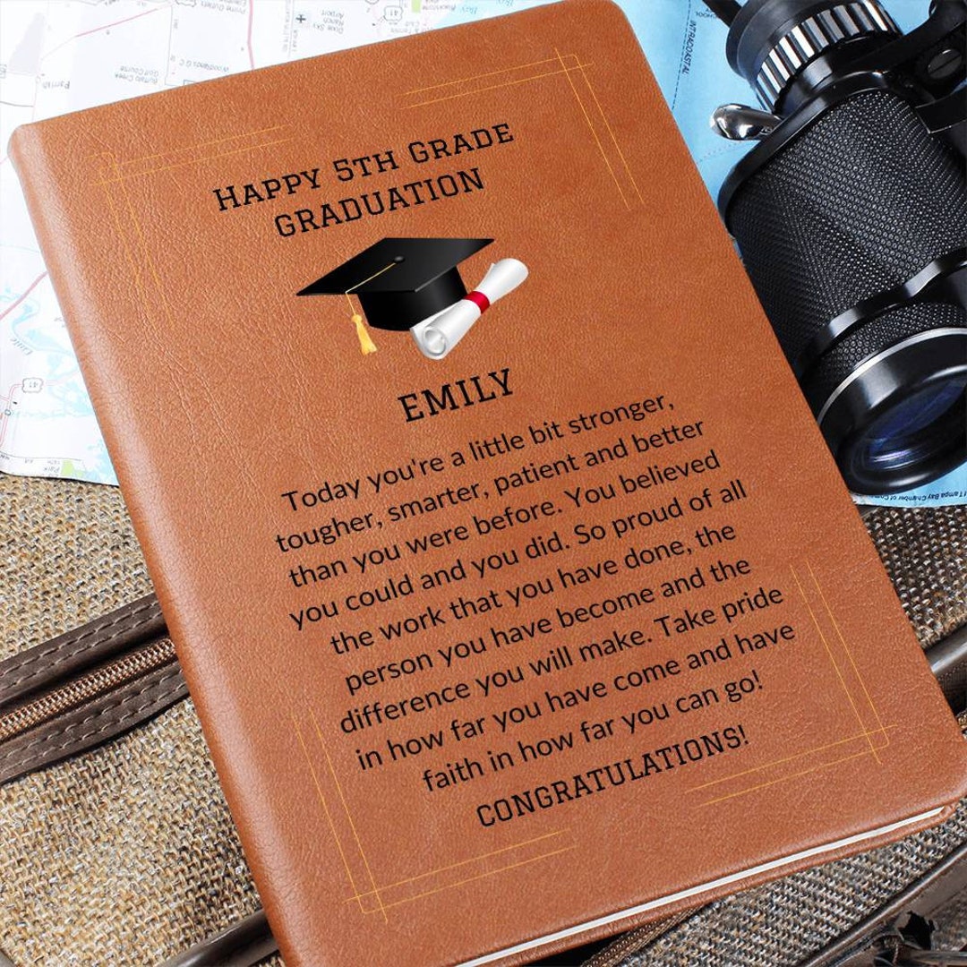 5th Grade Graduation Gift, Graduation Journal, Graduation Keepsake ...