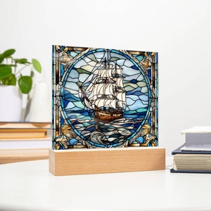 Nautical Decor, Housewarming Gift, Ship, Sailboat, Gift for Boater ...