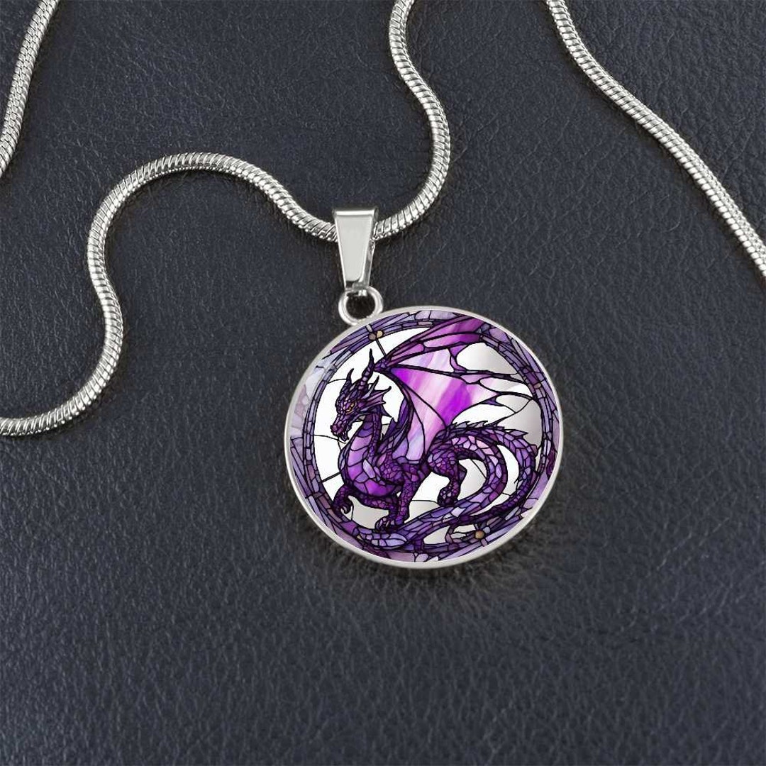 Engraved Dragon Necklace, Dragon Charm, Chinese Dragon Jewelry, Dragon ...